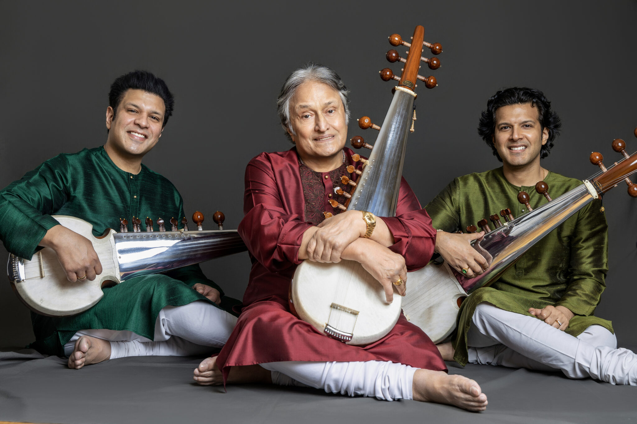 Sarod Trilogy – Amjad Ali Khan with Amaan Ali Bangash and Ayaan Ali Bangash - World Music Institute